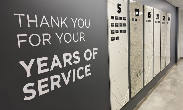 Introducing UQ’s “Years of Service” Wall